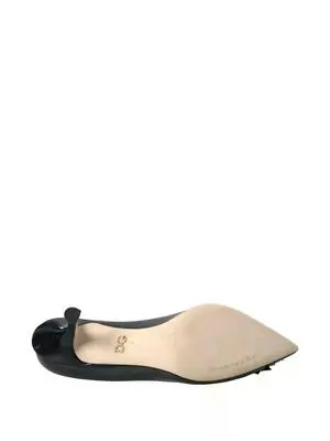 Dolce & Gabbana Patch Embellished Leather Heeled Pumps