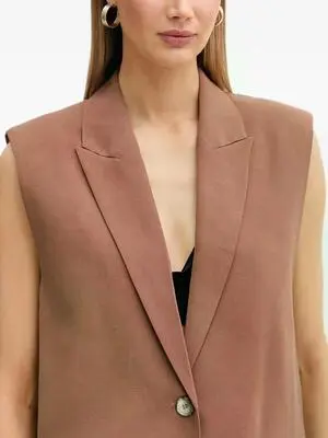 VICOLO Single-breasted Waistcoat With Notched Lapels