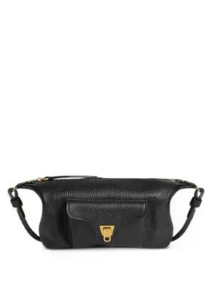 COCCINELLE Mini Beat Leather Shoulder Bag - Black
