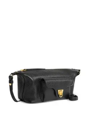 COCCINELLE Mini Beat Leather Shoulder Bag - Black