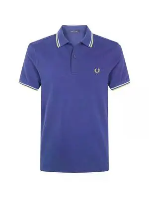 Fred Perry Cotton Polo Shirt - Blue