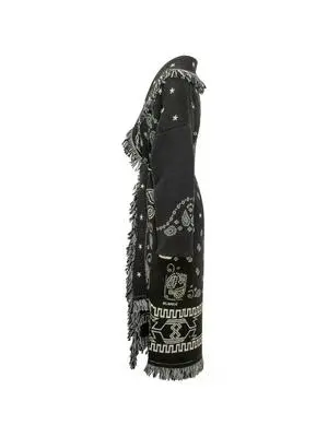 Alanui Jacquard Fringed Bandana Coat