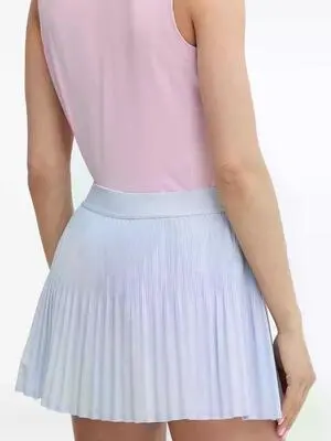 Lacoste Pleated Logo-patch Mini Skirt