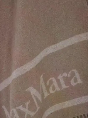 Max Mara Logo-intarsia Fringed Cape