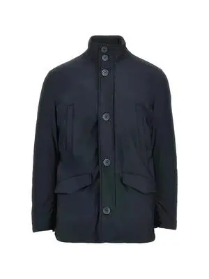 Herno Button-fastening High-neck Coat