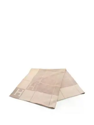 Hermès 2000s Avalon Iii Blanket - Neutrals