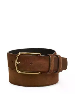 Officine Creative Calf Suede Buckle-fastening Belt - Brown
