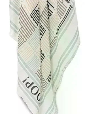 JOOP! Aimy Logo-print Frayed Scarf