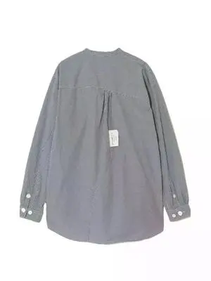 Undercover Gingham-check Band-collar Shirt