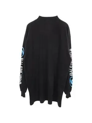 Balenciaga Long Sleeve Logo T-shirt