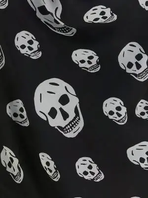 Alexander McQueen Skull Print Halterneck Blouse