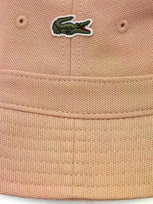 Lacoste Piqué Bucket Hat With Logo Patch