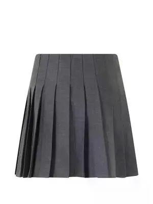 SELF-PORTRAIT Pleated Flared Skirt