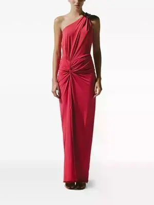 BAOBAB Canoa Knot-detail One-shoulder Maxi Dress