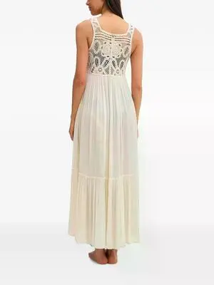 TWINSET Crochet-knit Midi Beach Dress