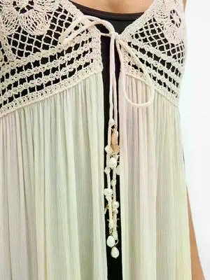TWINSET Crochet-knit Midi Beach Dress
