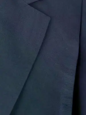 Max Mara Single-breasted Notched-lapels Blazer - Blue
