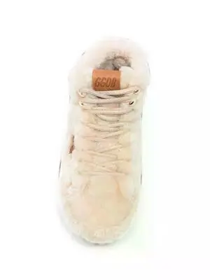 GOLDEN GOOSE Francy Shearling High-top Sneakers