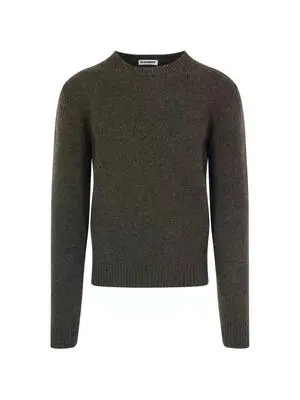 JIL SANDER Crew Neck Wool Sweater