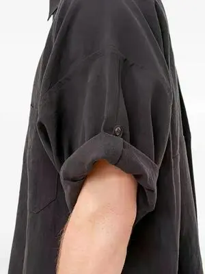 JAN JAN VAN ESSCHE Short-sleeve Button-loop Shirt