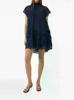 Simkhai Aviel Floral Appliqué Mini Dress