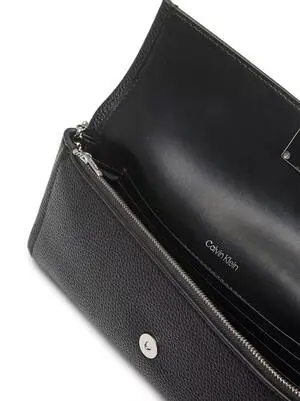 Calvin Klein Plaque Chain Strap Clutch Bag