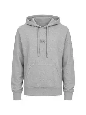 Dolce & Gabbana Jersey Dg Logo Plaque Hoodie