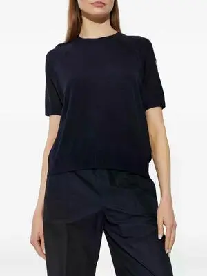 Moncler Wool T-shirt - Blue
