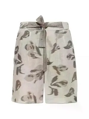 Emporio Armani Loose Fit Shorts For Women