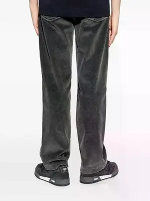 Fendi Corduroy Ff-logo Trousers
