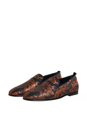 Dolce & Gabbana Floral Jacquard Loafers