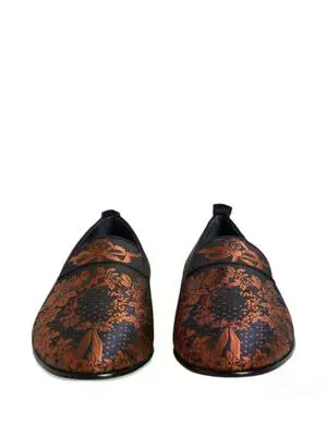 Dolce & Gabbana Floral Jacquard Loafers