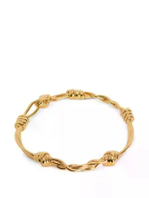 JIL SANDER Tangle Knotted Bracelet - Yellow