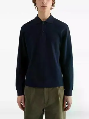 JIL SANDER Monogram-embroidered Polo Shirt