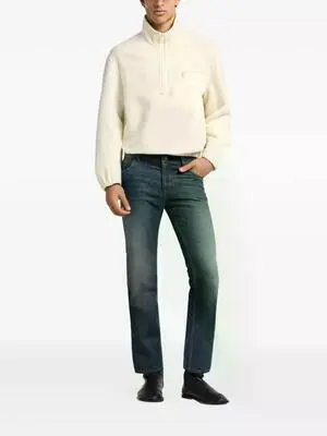 COURREGES Quarter-zip Fleece Sweater With Chest Pocket
