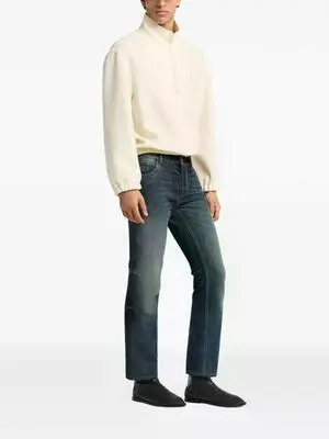 COURREGES Quarter-zip Fleece Sweater With Chest Pocket