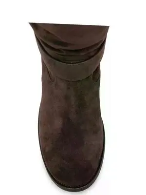 JIMMY CHOO Biker Kb Buckle-strap Boots - Brown