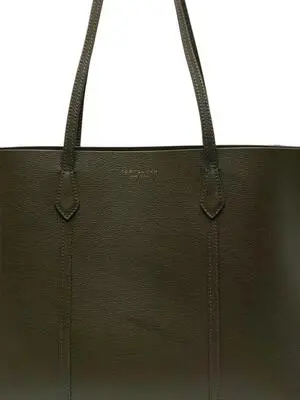 Tory Burch Perry Grained Leather Tote Bag - Green