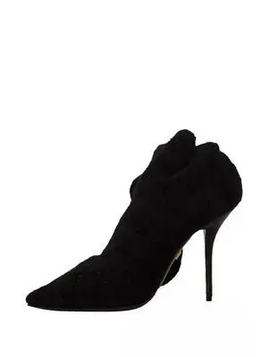 Dolce & Gabbana Knit Pointed-toe Stiletto Boots