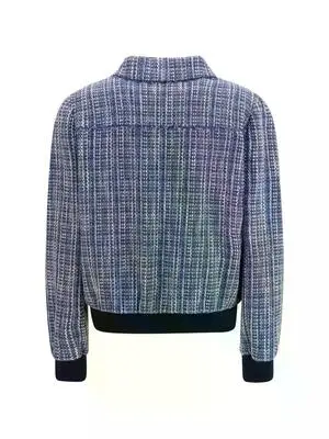 Kiton Zip-up Tweed Jacket