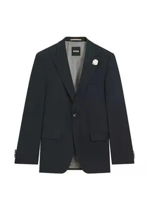 BOSS Mélange Peak-lapel Jacket - Green