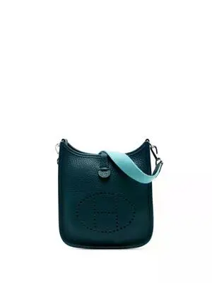 Hermès Clemence Evelyne 16 Amazone Crossbody Bag - Blue