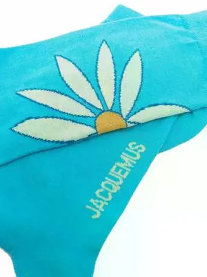 Jacquemus Floral Patterned Crew Socks
