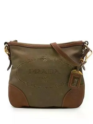 Prada Gold Tone Cross Body Bags