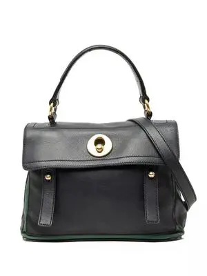 Saint Laurent Leather Muse Two Satchel - Black