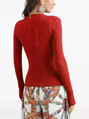 Dolce & Gabbana Ribbed Viscose-knit Cardigan