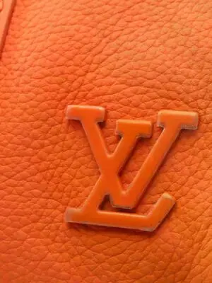 LOUIS VUITTON 2022 Aerogram Keepall Xs Boston Bag - Orange