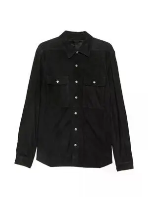 Rick Owens Suede Press-stud Jacket
