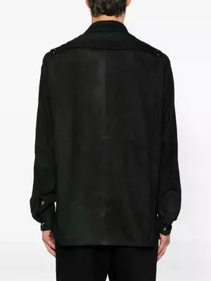 Rick Owens Suede Press-stud Jacket