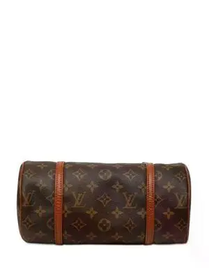 LOUIS VUITTON 1988 Monogram Papillon 26 Handbag - Brown